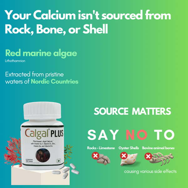 Voll Sante Algal Calcium Calgal Plus: Bottle of 30 Tablets